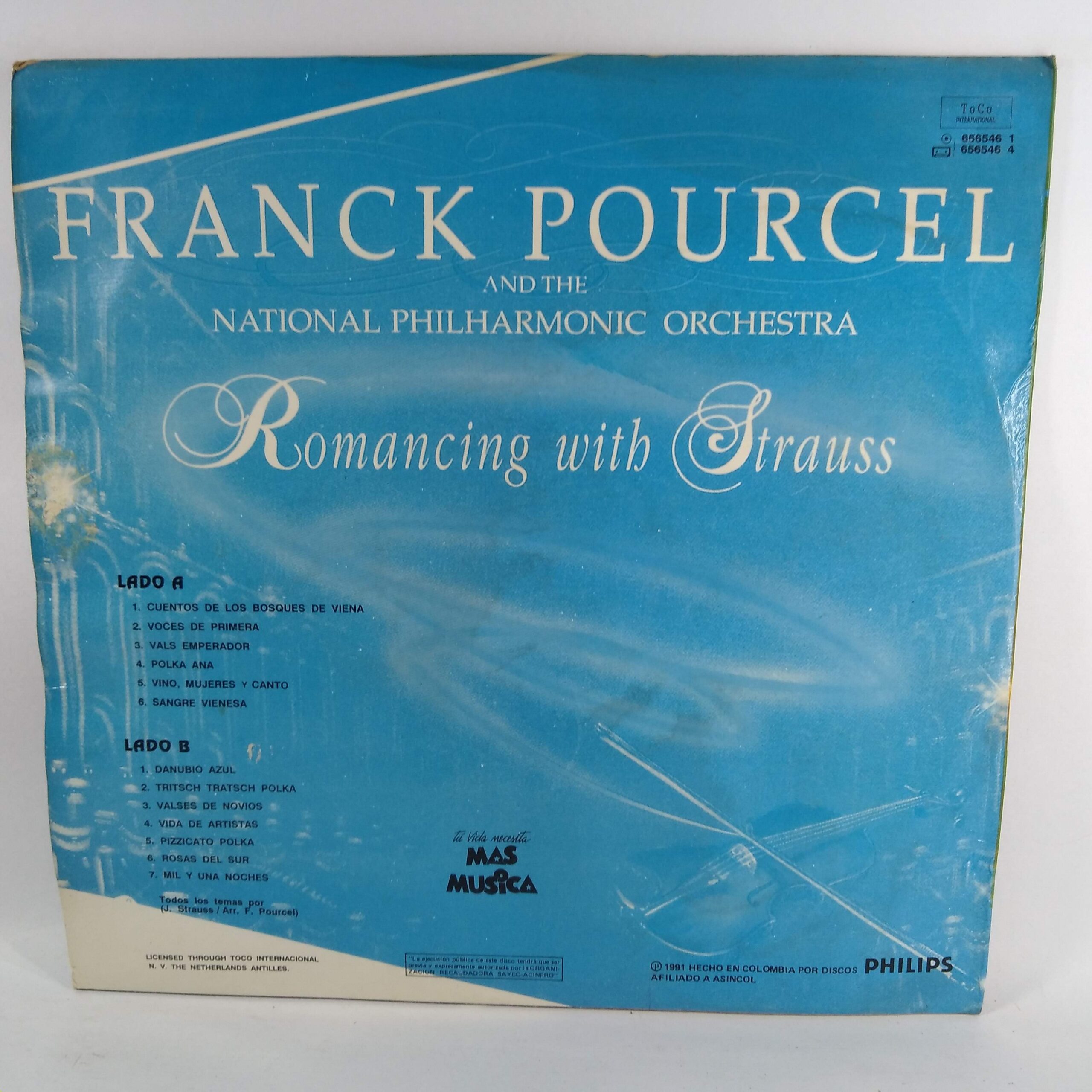 Frank Pourcel – Romancing With Strauss – Sonero Colombia