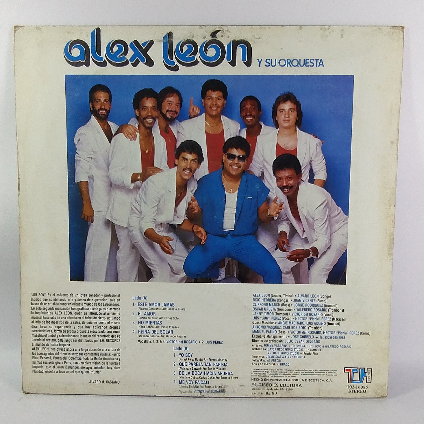 Alex Leon y su Orquesta – Asi Soy – Sonero Colombia