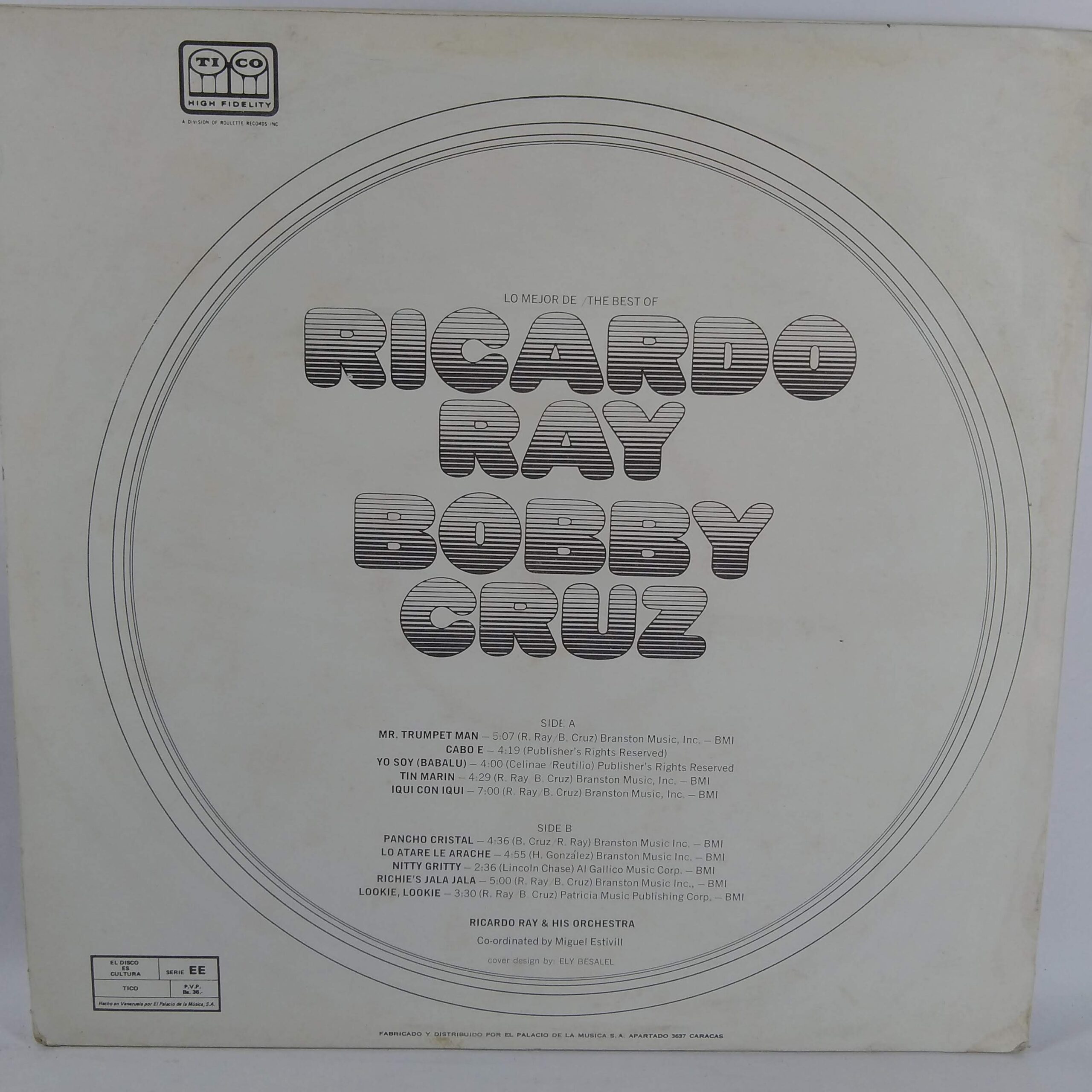 Lo Mejor de – The Best of Ricardo Ray & Bobby Cruz – Sonero Colombia