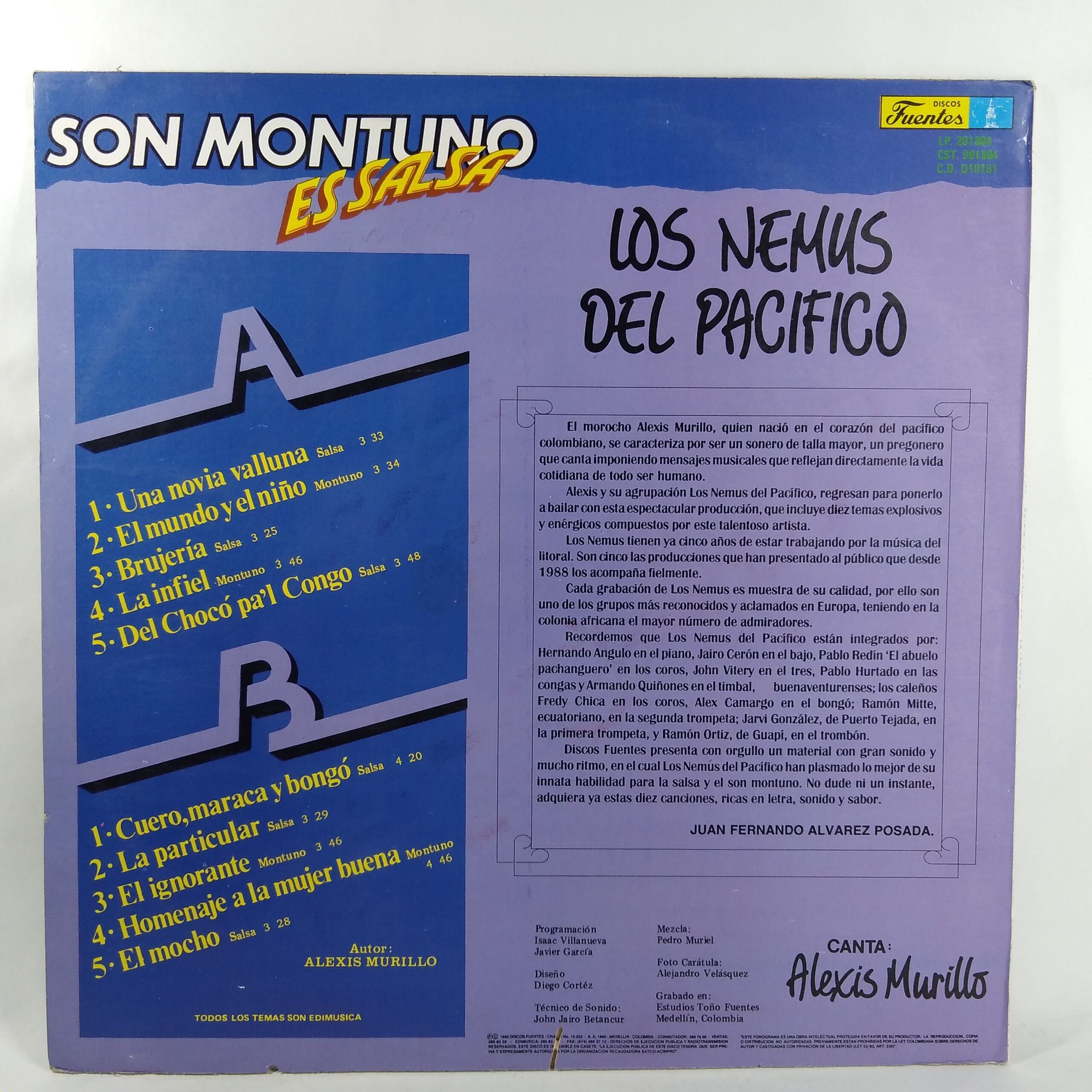 Los Nemus Del Pacifico – Son Montuno es Salsa – Sonero Colombia