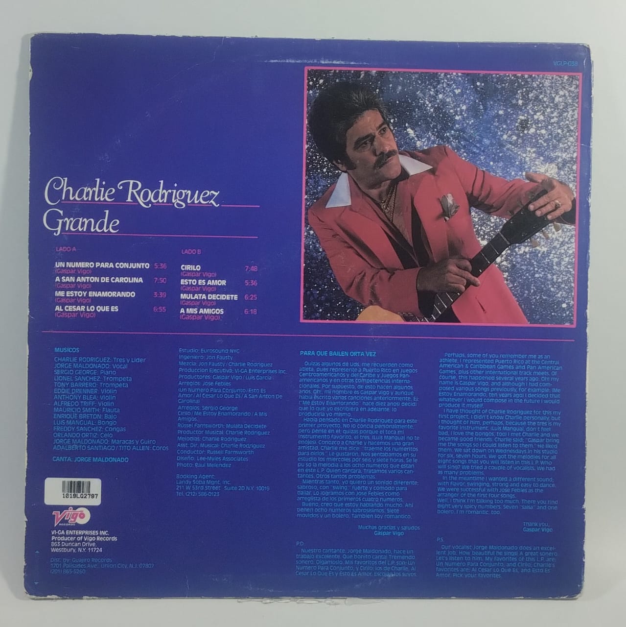 Charlie Rodriguez – Grande – Sonero Colombia