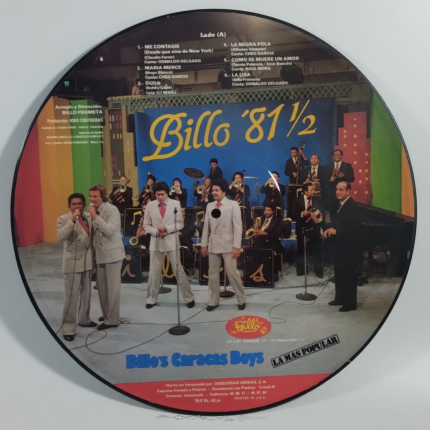 Billo’s Caracas Boys – 81 1/2 – Sonero Colombia