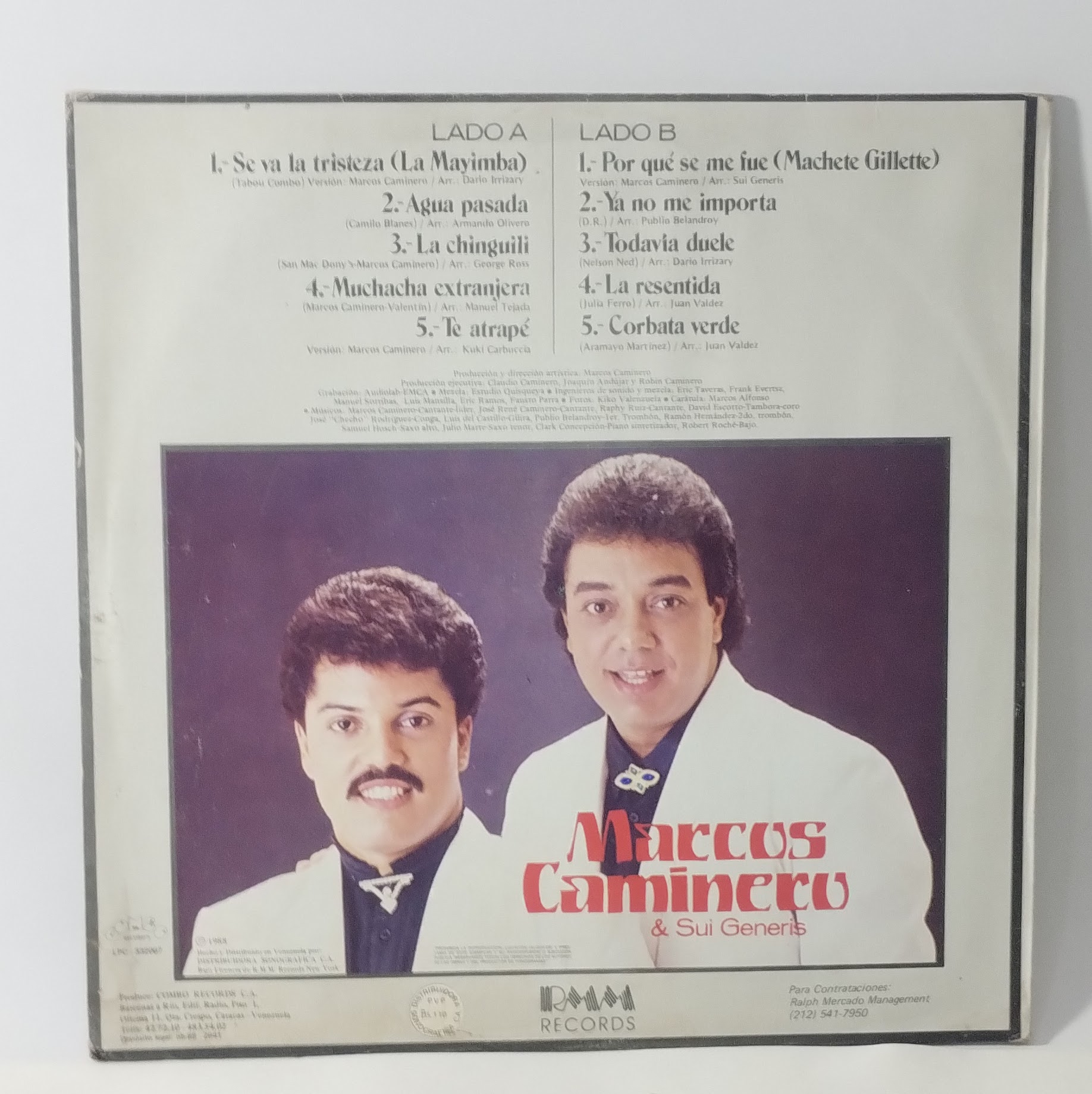 Marcos Caminero & Sui Generis – Por Que Se Me Fue La Mayimba! – Sonero ...