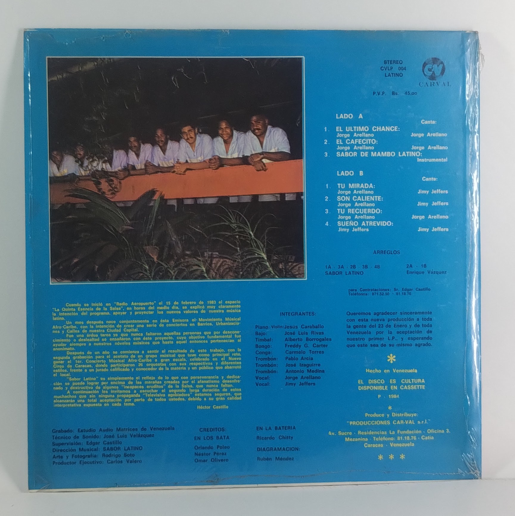 Orquesta Sabor Latino ‎– Son Caliente – Sonero Colombia